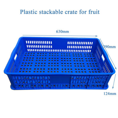 Plastic Produce Crates, Stackable Vegetable Harvest Crates wholesale