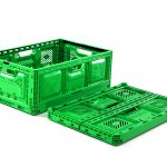 Plastic Produce Crates, Stackable Vegetable Harvest Crates wholesale