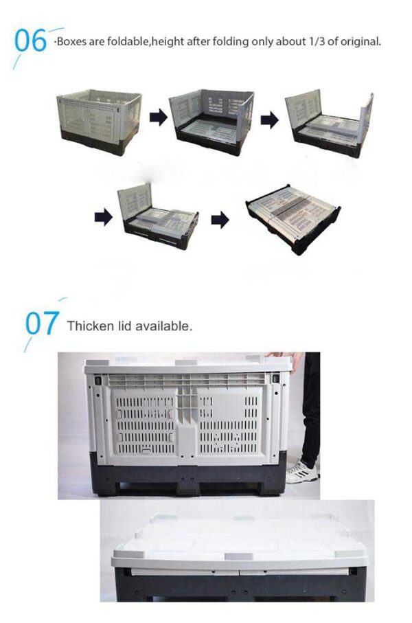 Plastic agricultural bins, Harvest bins for sale, harvest container ...